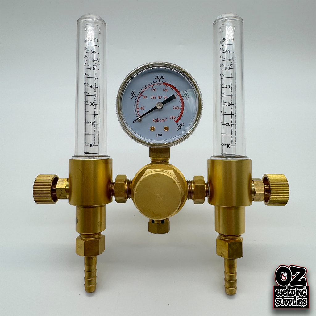 TWS - DUAL FLOW METER REGULATOR | Oz Welding Supplies
