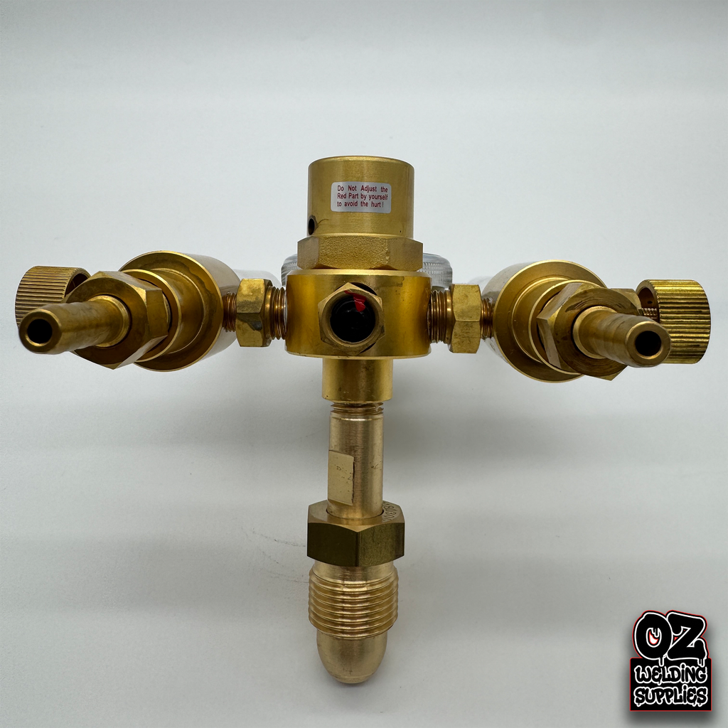 TWS - DUAL FLOW METER REGULATOR | Oz Welding Supplies