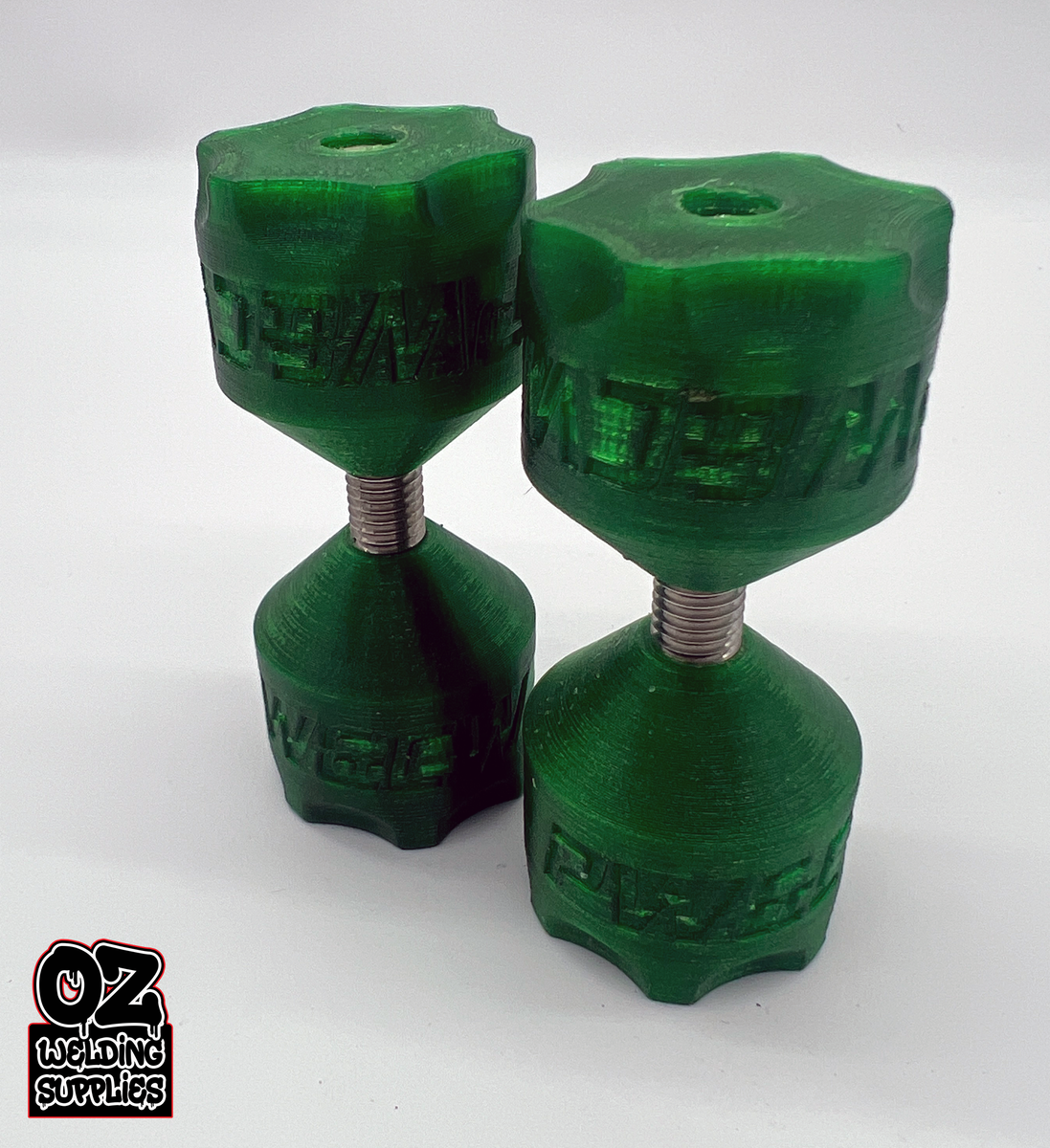 PWCW PIPE FLANGE ALIGNMENT PINS GREEN - 1 PAIR | Oz Welding Supplies
