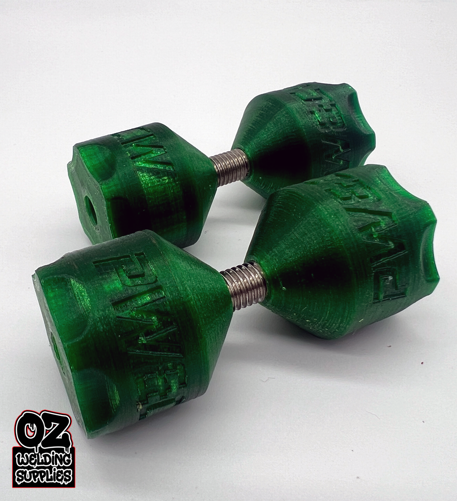 PWCW PIPE FLANGE ALIGNMENT PINS GREEN - 1 PAIR | Oz Welding Supplies