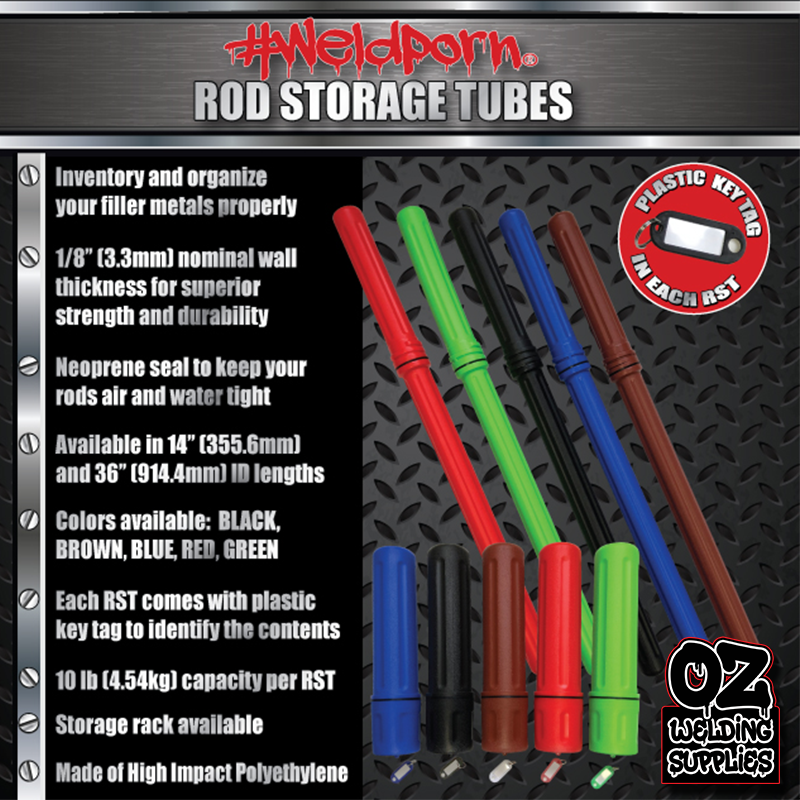 weldporn® Tig Rod Storage Tube. | Oz Welding Supplies